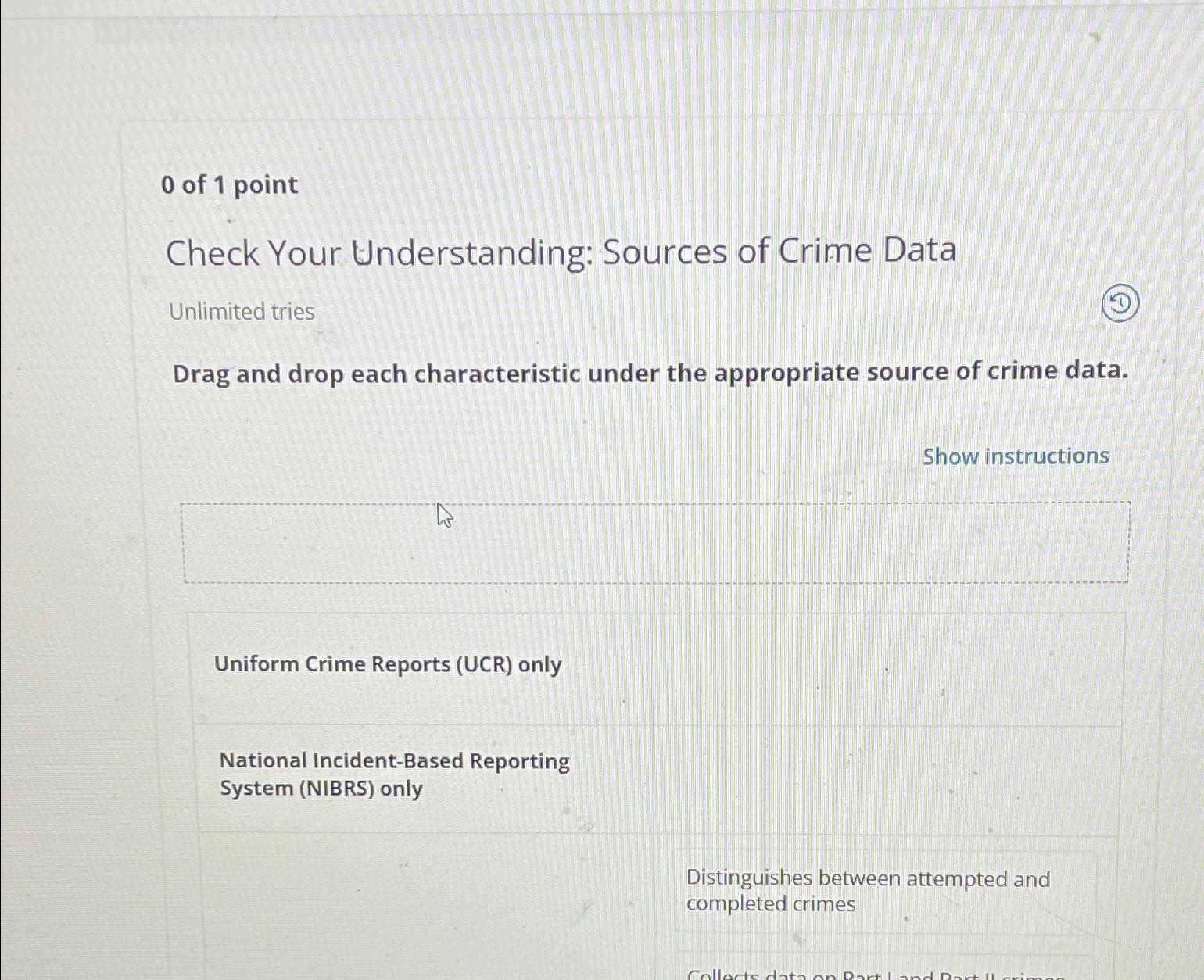 Solved 0 ﻿of 1 ﻿pointCheck Your Understanding: Sources of | Chegg.com