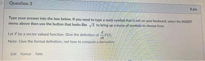 Solved Type your answer into the box below. If you need to | Chegg.com