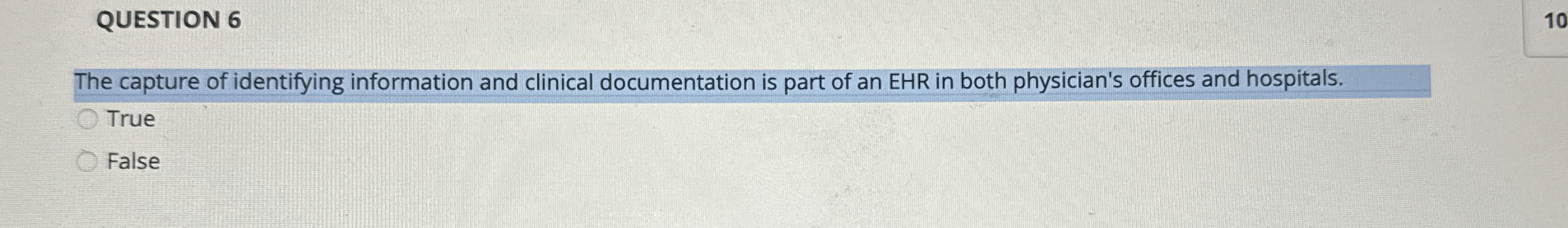 Solved QUESTION 6The capture of identifying information and | Chegg.com