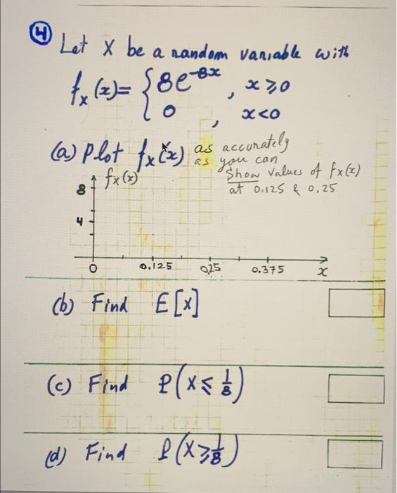Solved 3 Given Fx G) F (0) (x 1 Fr x 0.75 0.51 0.ast (a) | Chegg.com