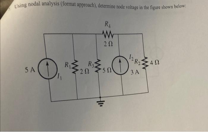 Solved Using nodal analysis (format approach), determine | Chegg.com