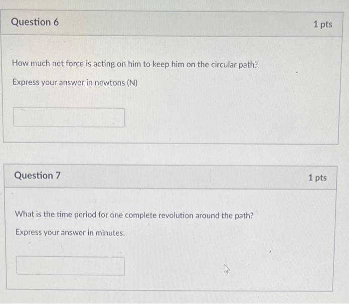 Solved The picture shows a circular path of radius 50 m. | Chegg.com