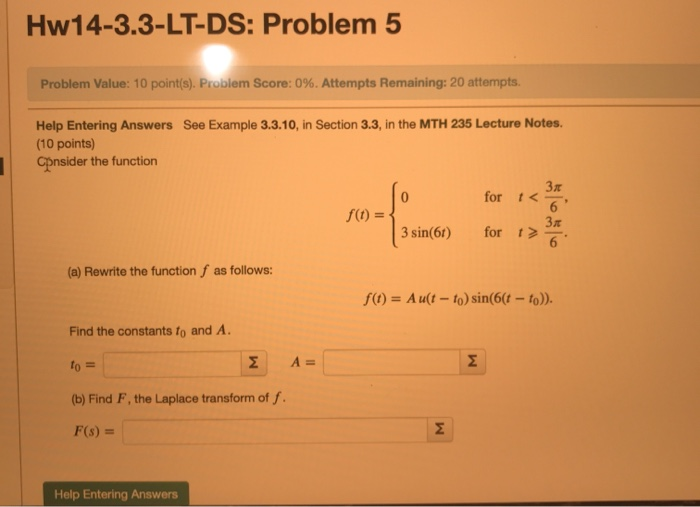 Solved Hw14-3.3-LT-DS: Problem 5 Problem Value: 10 point(s). | Chegg.com
