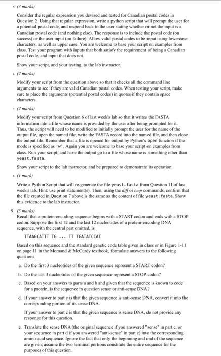 Solved 5. (3 marks) Consider the regular expression you | Chegg.com