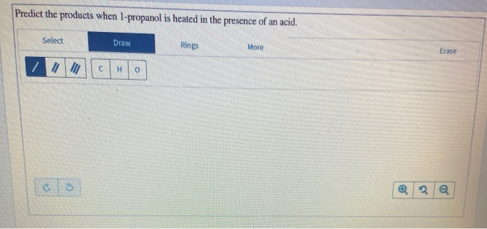 Solved Predict the products when 1-propanol is heated in the | Chegg.com