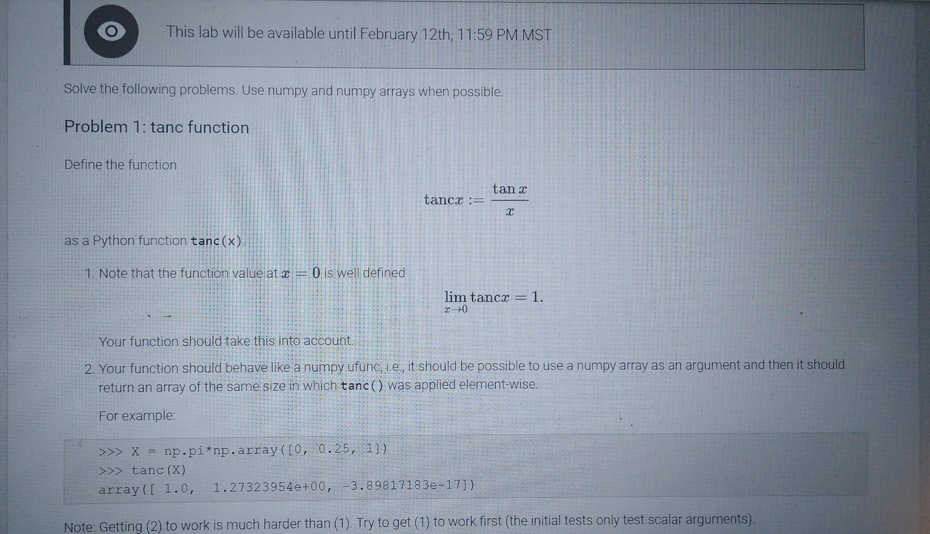 Solved This lab will be available until February 12th, 11:59 | Chegg.com