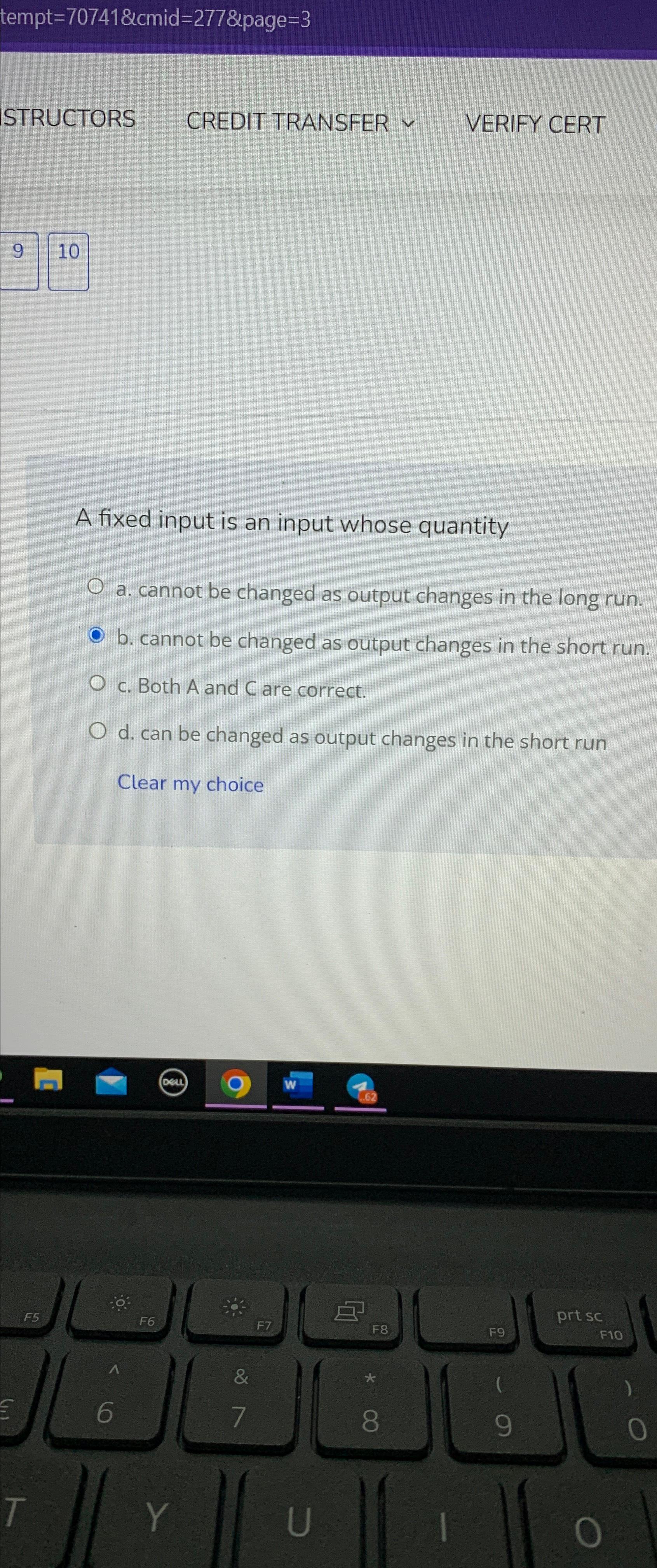 Solved STRUCTORSCREDIT TRANSFERVERIFY CERTA fixed input is | Chegg.com