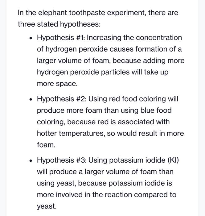 Solved using the information performed with the elephant | Chegg.com