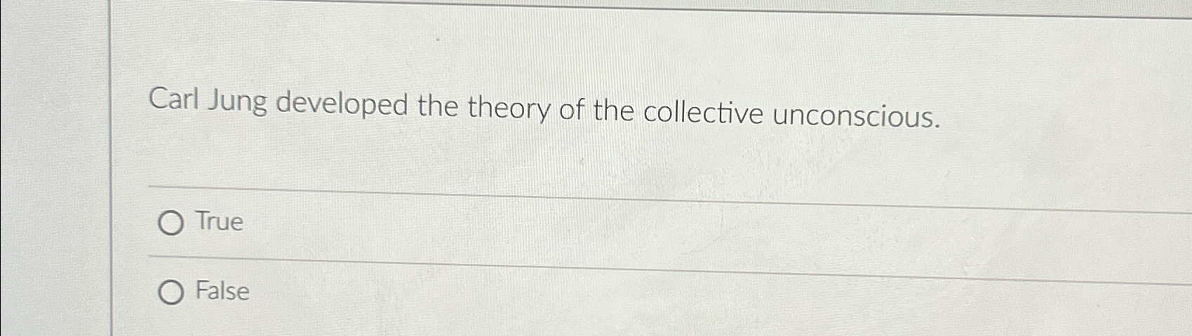 Solved Carl Jung developed the theory of the collective | Chegg.com