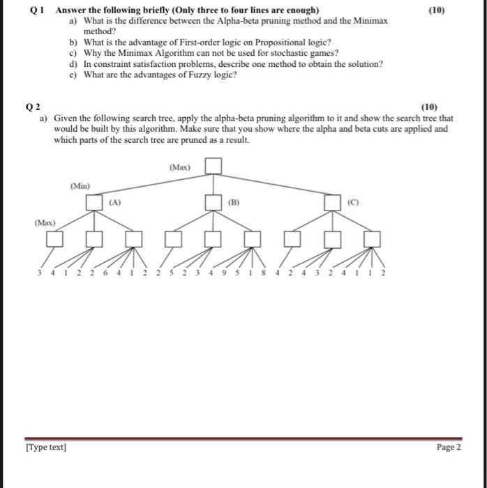 Solved Write the answers on separate sheets, scan all the | Chegg.com