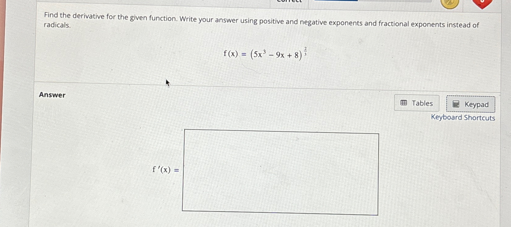 Solved Find The Derivative For The Given Function Write 1231