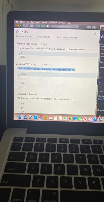 Solved Question 1 (10points) − fimed In a faif experiment | Chegg.com