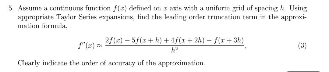 Solved Assume A Continuous Function Fx Defined On X Axis 1941