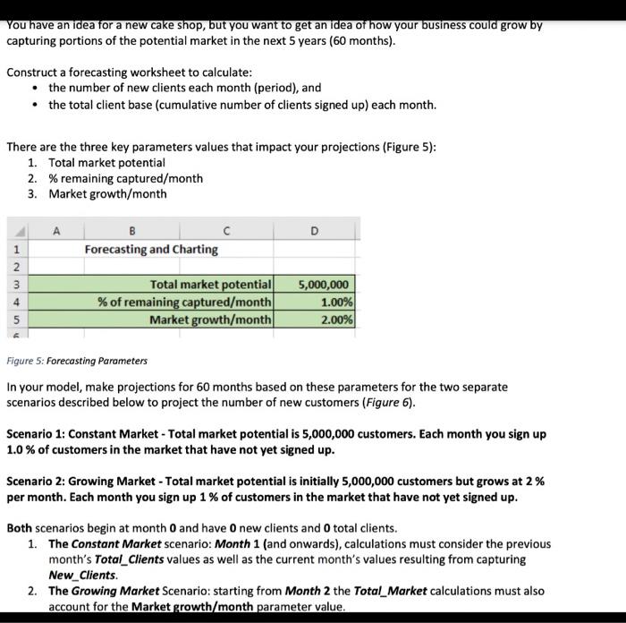 Solved capturing portions of the potential market in the | Chegg.com