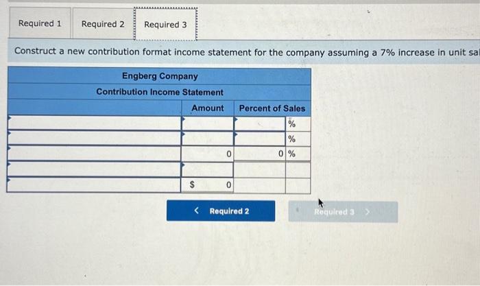 Solved 3. Construct a new contribution format income | Chegg.com