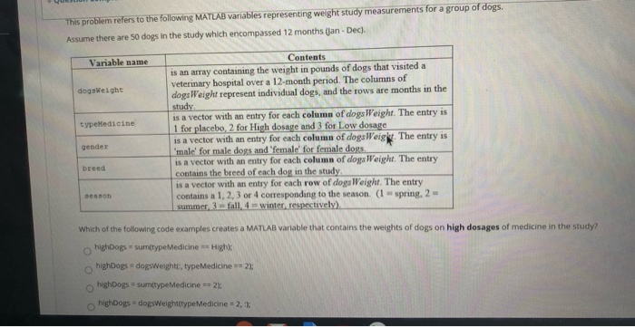 Solved Question Completion Status: This problem refers to | Chegg.com