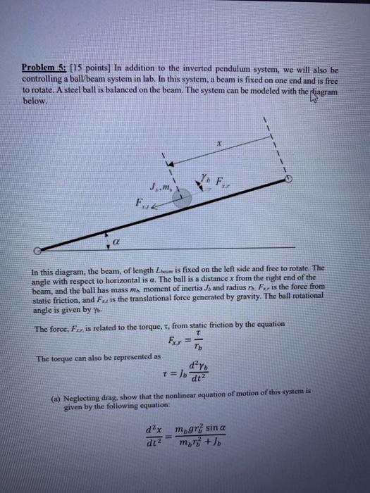 Solved Problem 5: [15 points) In addition to the inverted | Chegg.com