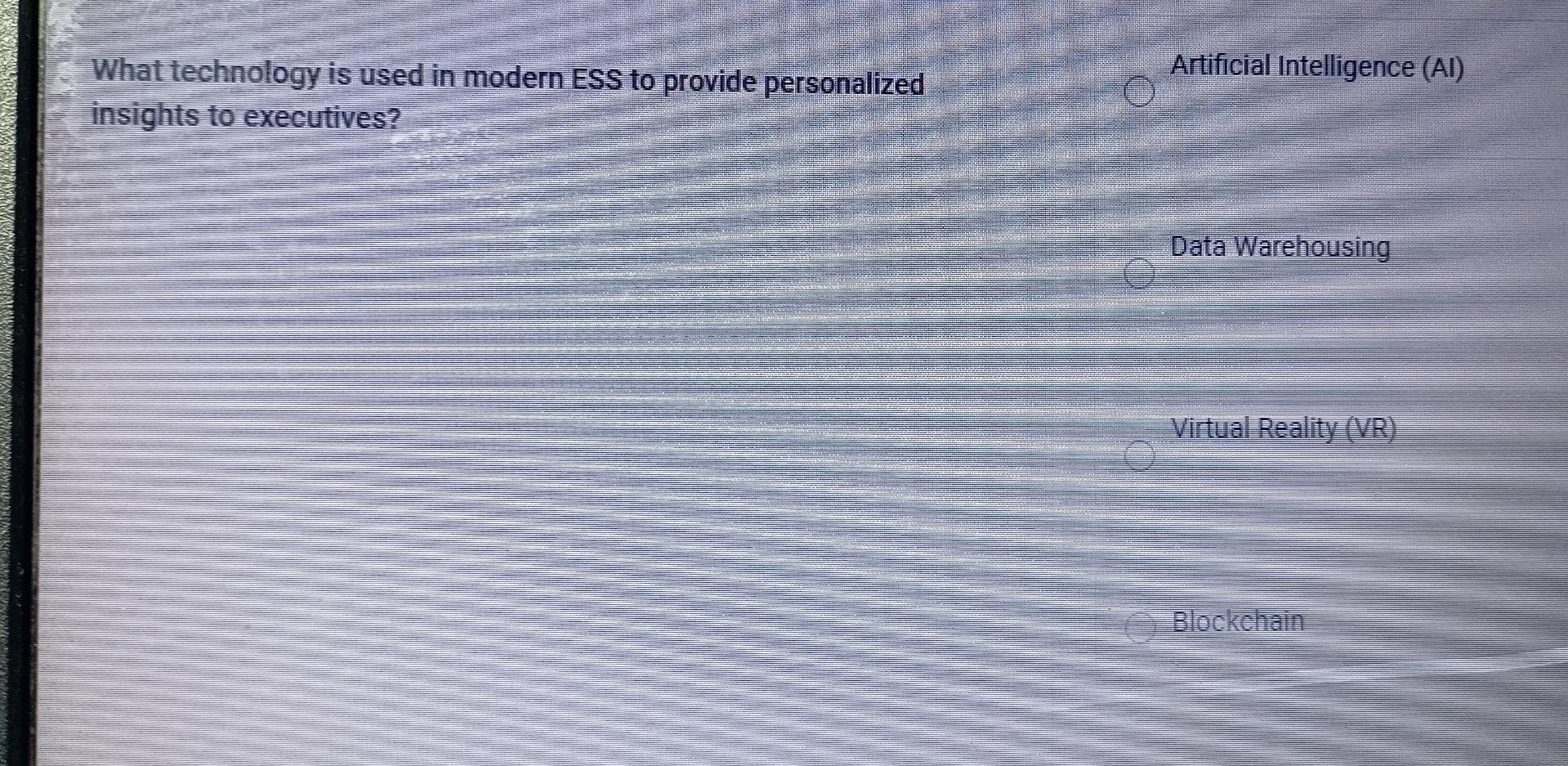 Solved What technology is used in modern ESS to provide | Chegg.com
