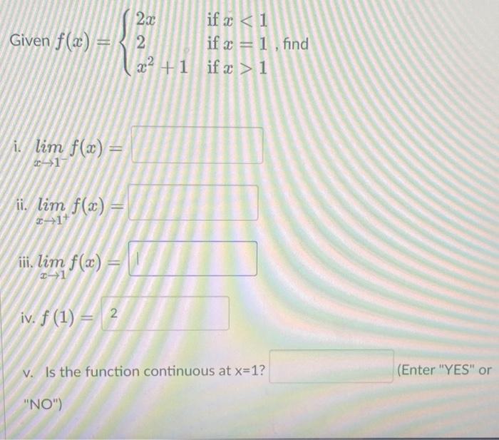 Solved if x 1 ** 2x Given | Chegg.com
