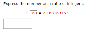 Solved Express the number as a ratio of | Chegg.com