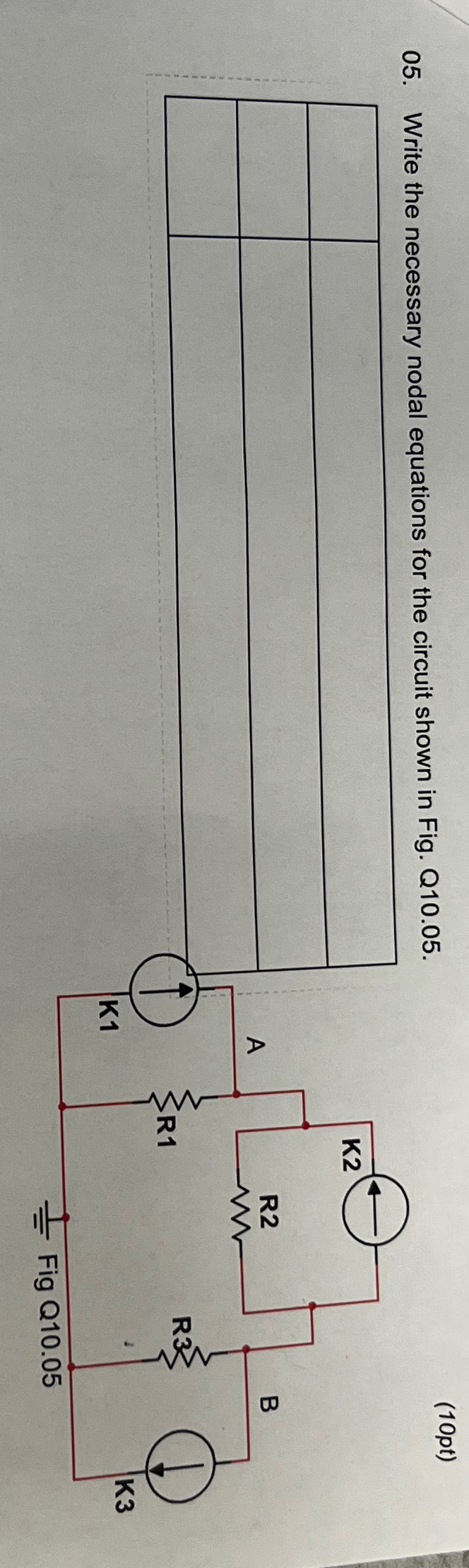 Solved Write the necessary nodal equations for the circuit | Chegg.com