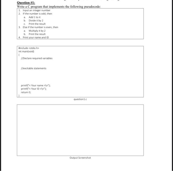 Solved Rewrite the following C program using if-else | Chegg.com