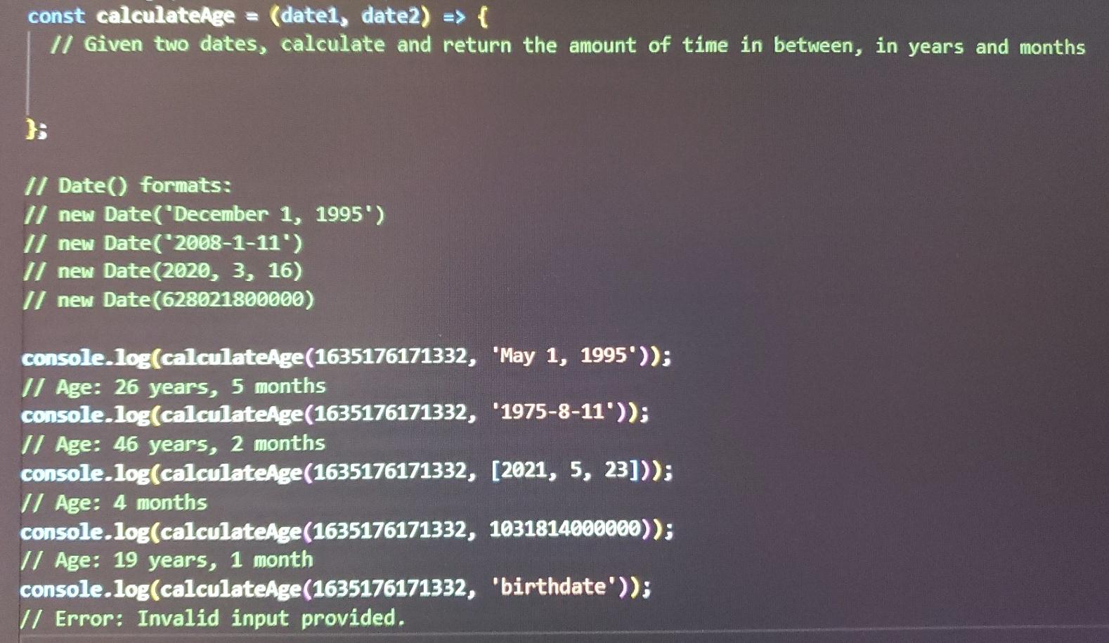 Solved Write a program that calculates someone's age based | Chegg.com