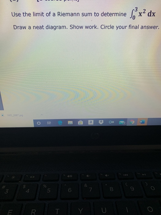Solved LP Use the limit of a Riemann sum to determine Draw a | Chegg.com