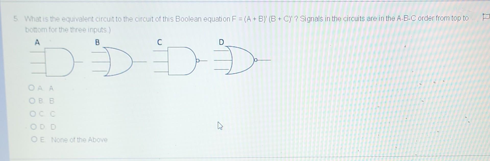 Solved What is the equivalent circuit to the circuit of this | Chegg.com