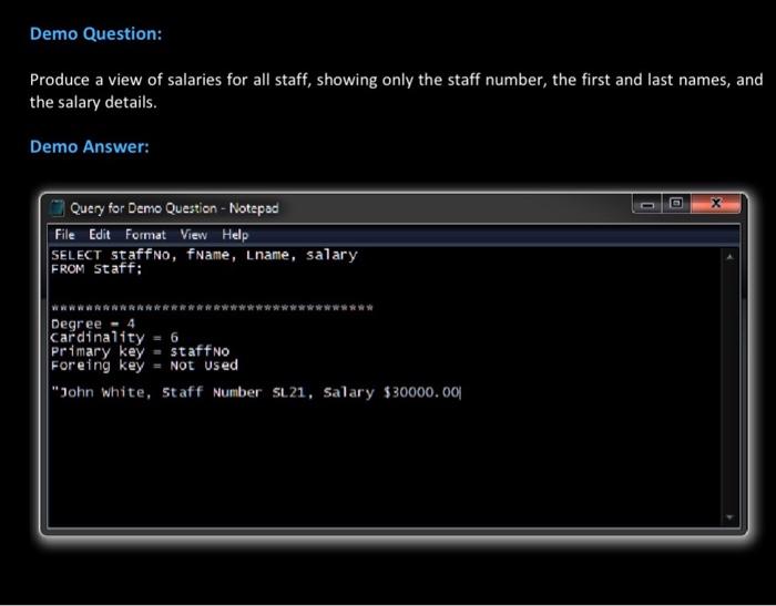 Solved Questions Question 1: Simple Queries [25 Marks] Refer | Chegg.com