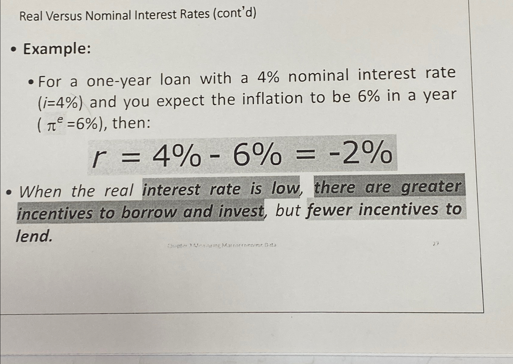 Solved Real Versus Nominal Interest Rates | Chegg.com