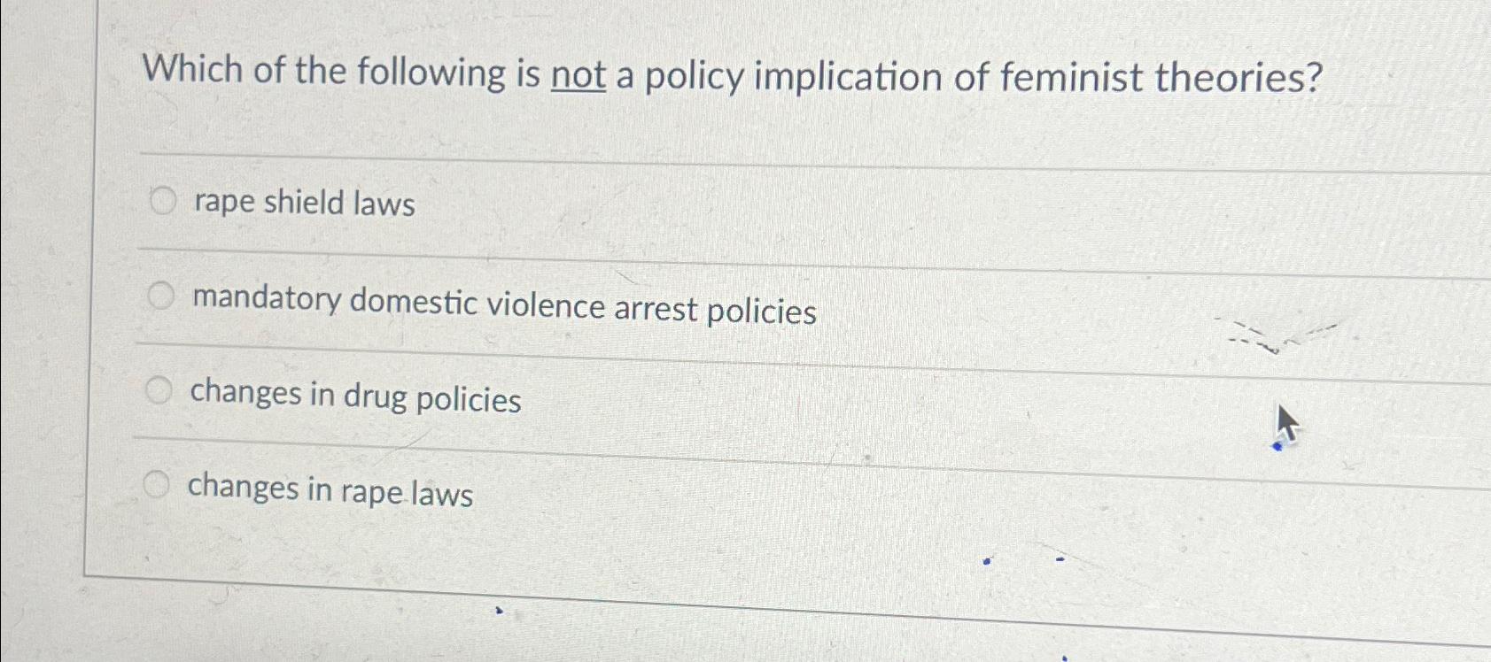 Solved Which of the following is not a policy implication of | Chegg.com