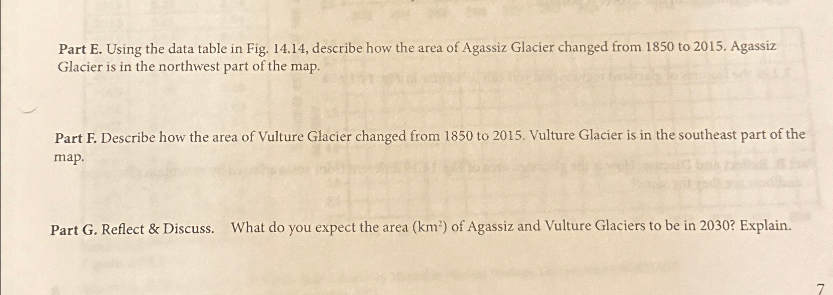 Solved Part E. ﻿Using the data table in Fig. 14.14, | Chegg.com