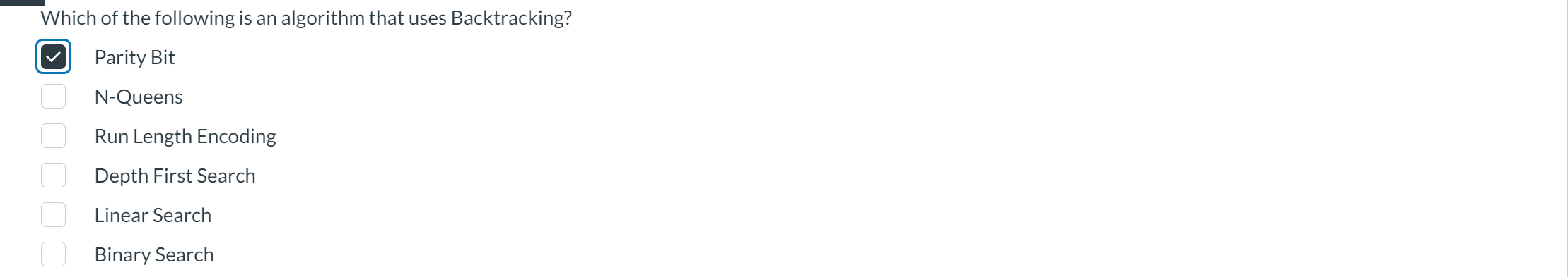 Solved Which of the following is an algorithm that uses | Chegg.com