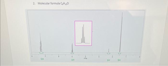 Solved 1. Molecular formula: C10H12O22. Molecular formula | Chegg.com