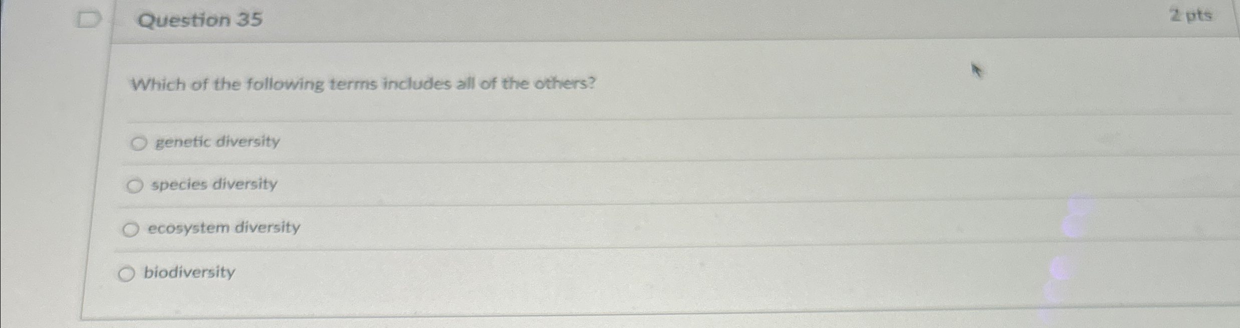 Solved Question 352 ﻿ptsWhich of the following terms | Chegg.com