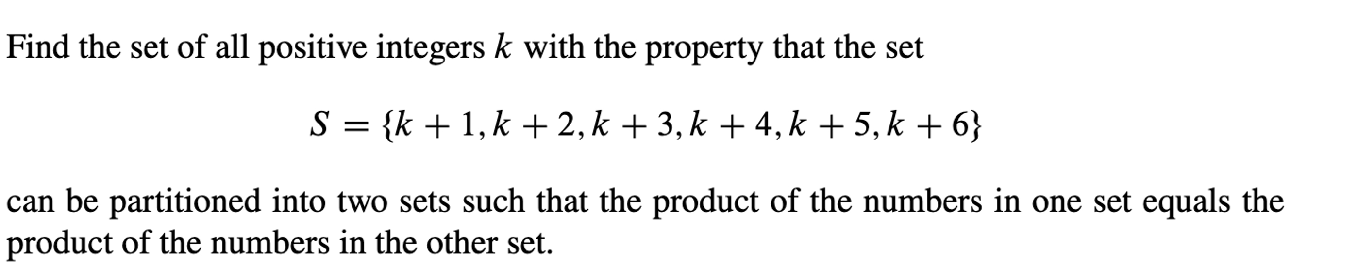 Solved Find the set of all positive integers k ﻿with the | Chegg.com