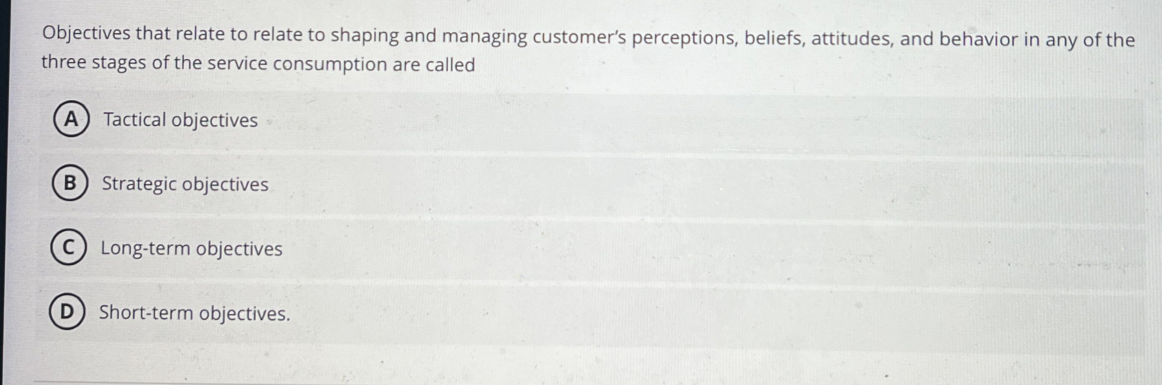 Solved Objectives that relate to relate to shaping and | Chegg.com