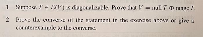 Solved Prove the converse of the statement in the exercise | Chegg.com