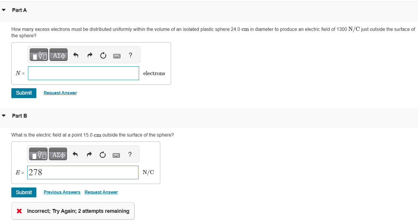 Solved A1300NC ﻿just outside the surface of ﻿the | Chegg.com
