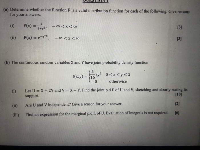 Solved (a) Determine whether the function F is a valid | Chegg.com