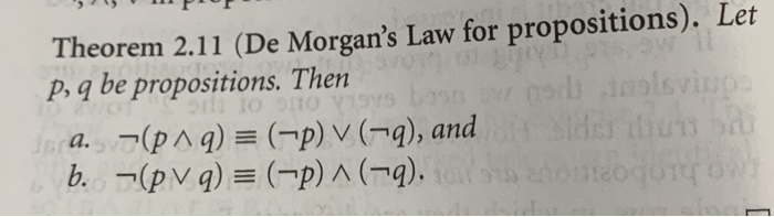 Solved Prove Theorem 2.11. (2 parts) Prove Theorem 2.12. (2 | Chegg.com
