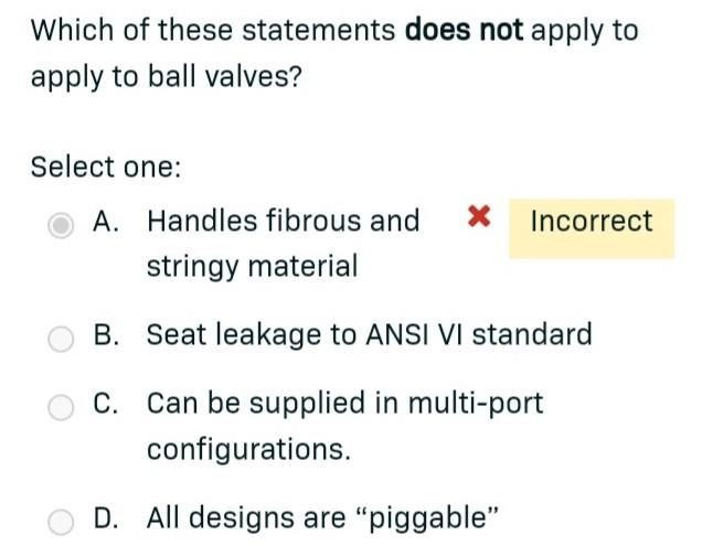 Solved Which of these statements does not apply to apply to | Chegg.com