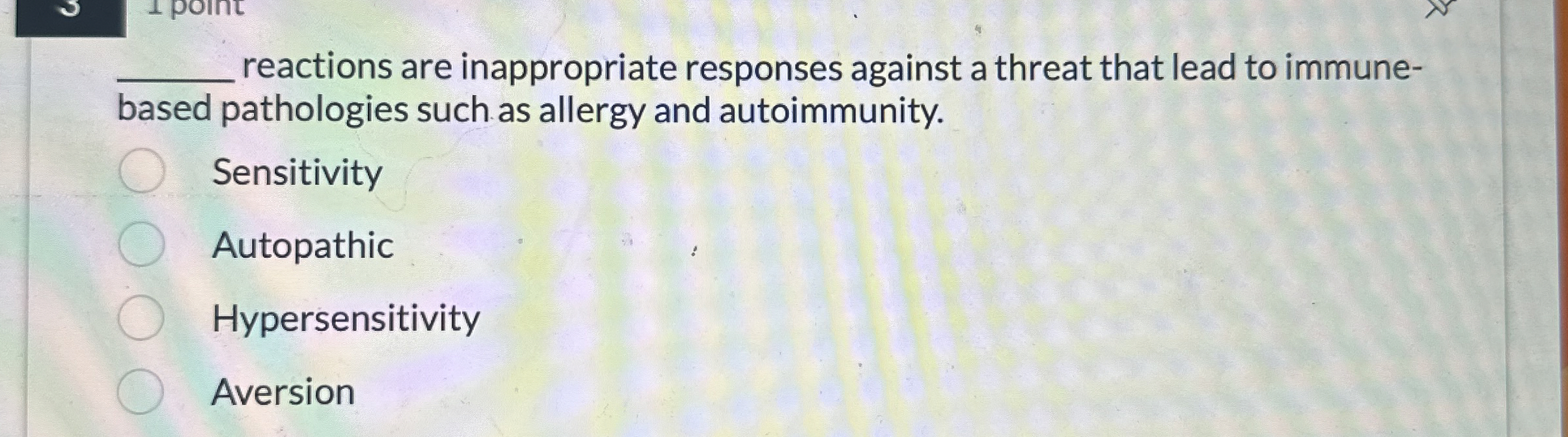 Solved reactions are inappropriate responses against a | Chegg.com