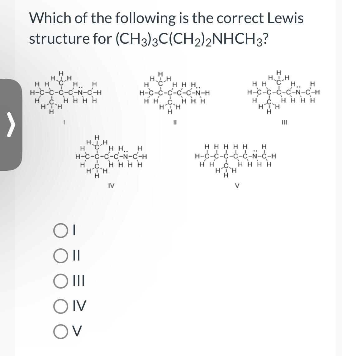 Which of the following is the correct Lewis structure | Chegg.com