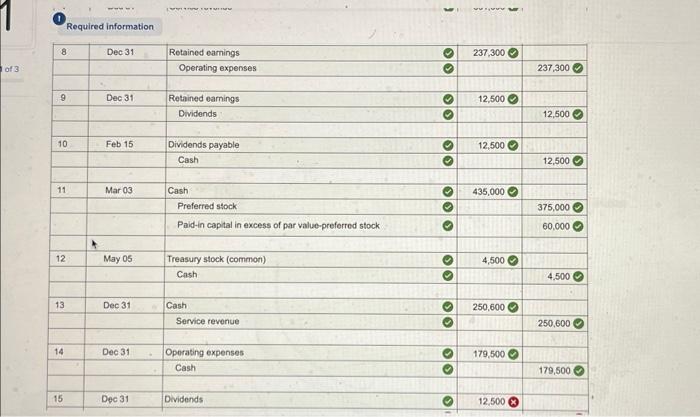Solved Required information Problem 11-25A (Algo) Recording | Chegg.com