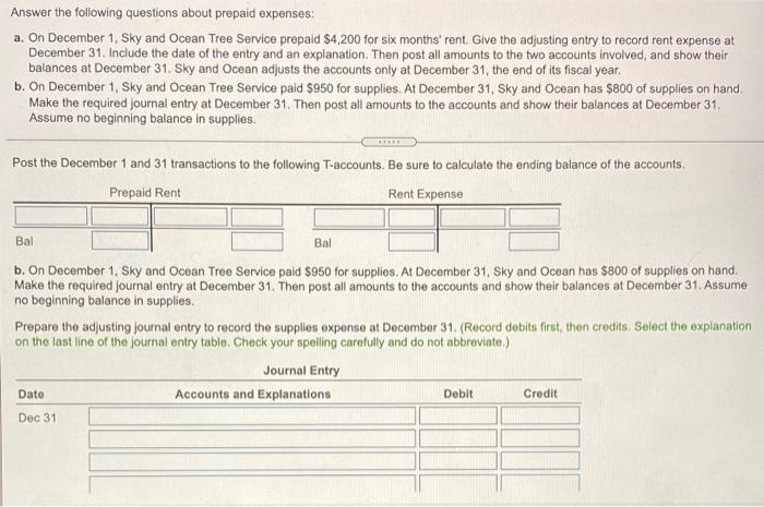 Solved Answer the following questions about prepaid | Chegg.com