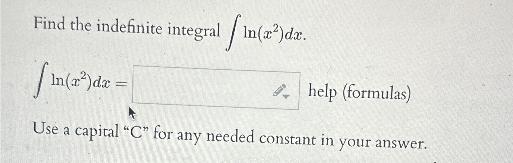 Solved Find the indefinite integral | Chegg.com