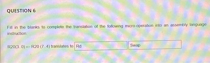 Solved Fill in the blanks to complete the translation of the | Chegg.com