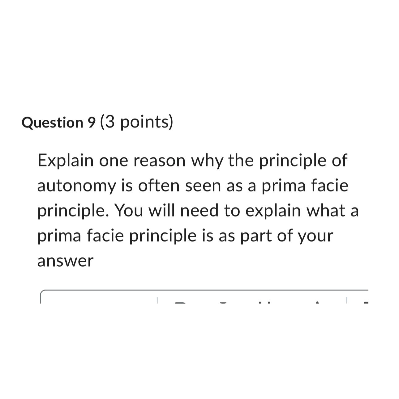 Solved Question 9 (3 ﻿points)Explain one reason why the | Chegg.com